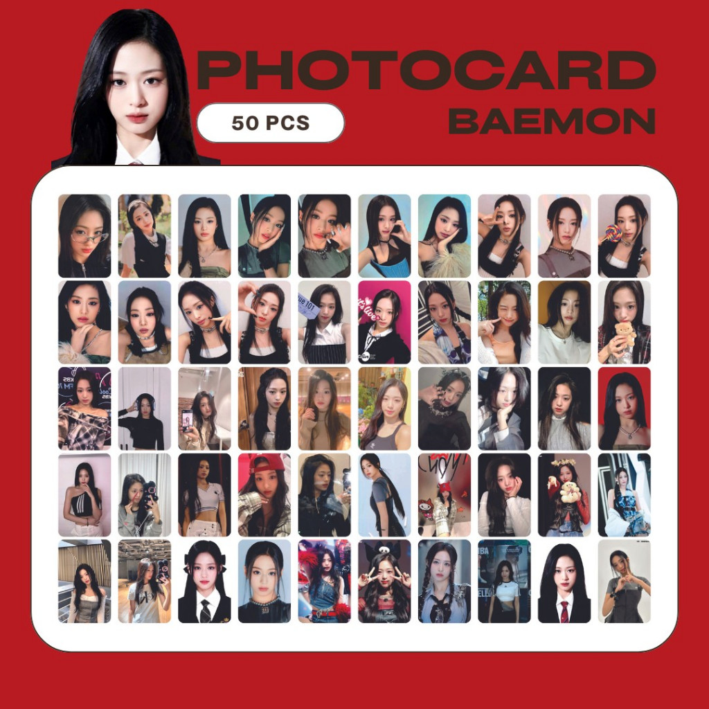 Jual (ISI 50 PCS) PC photocard babymonster baby monster ahyeon asa ...