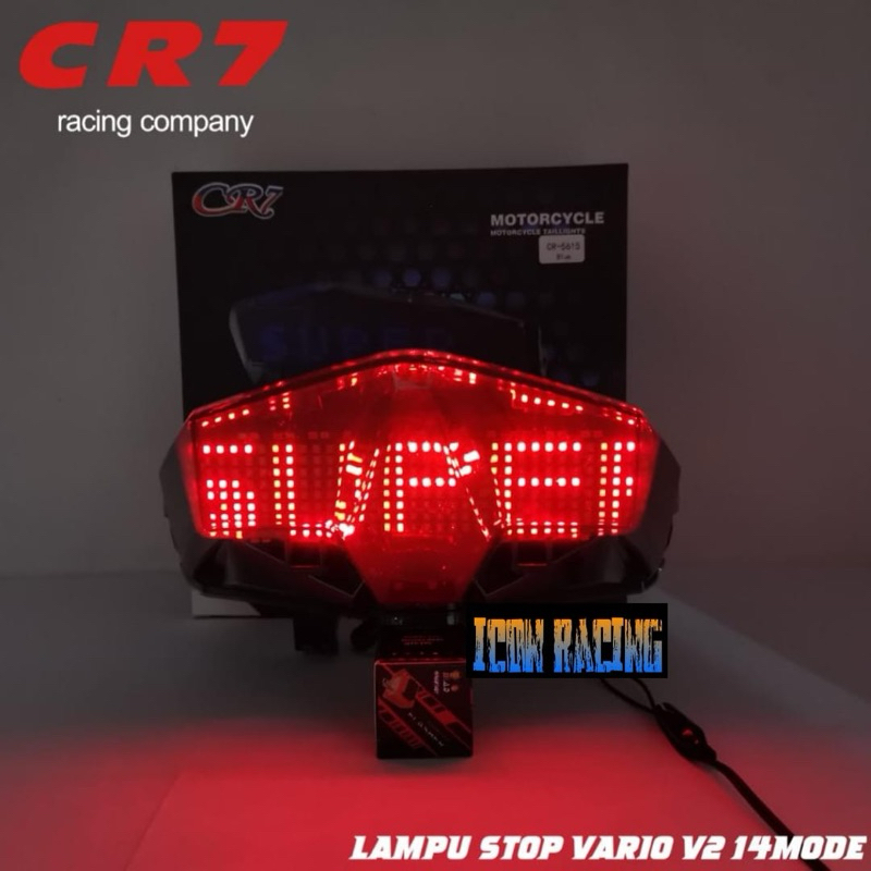 Jual Stoplamp Running Text Animasi Vario 125-150 New Lampu LED Rem ...