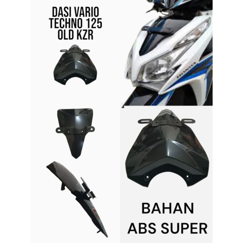 Jual COD dasi panel tameng depan kecil vario techno 125 KZR lama hitam ...