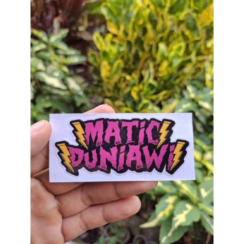 Jual Stiker MATIC DUNIAWI | Shopee Indonesia