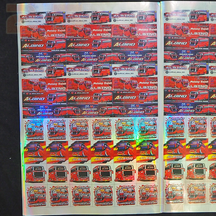 Jual Stiker Hologram Bus Basuri Albino Ditdim Kyloren Al Farisi Bestie ...