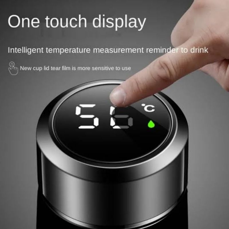 Jual SMART CUP LED DISPLAY TEMPERATURE 500 ML | Shopee Indonesia