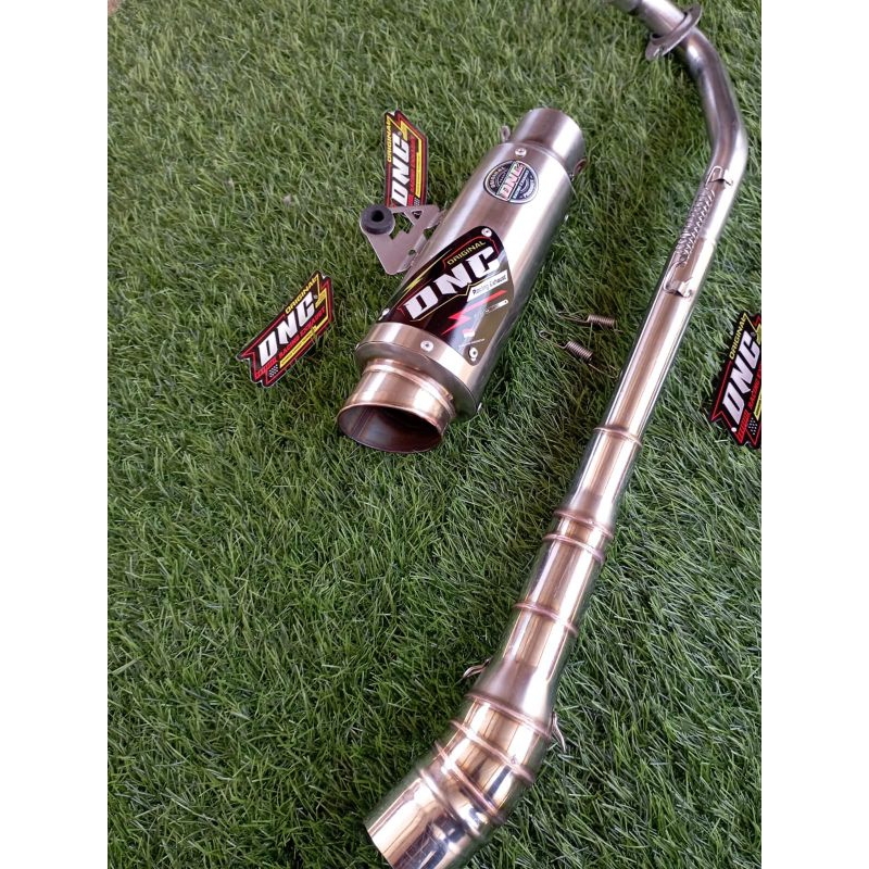 Jual knalpot racing dnc original tipe proliner buat motor vega jupiter z supra x125 revo dll ...