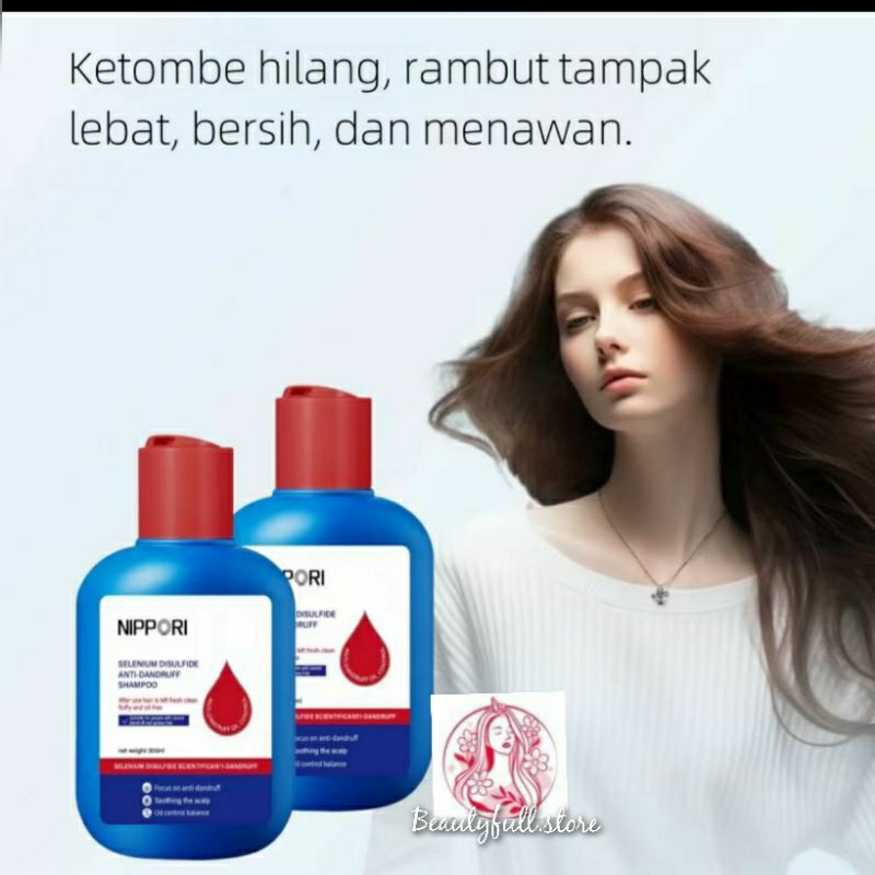 Jual NIPPORI Selenium Disulfide Shampoo Helps Control Oil And Reduce ...
