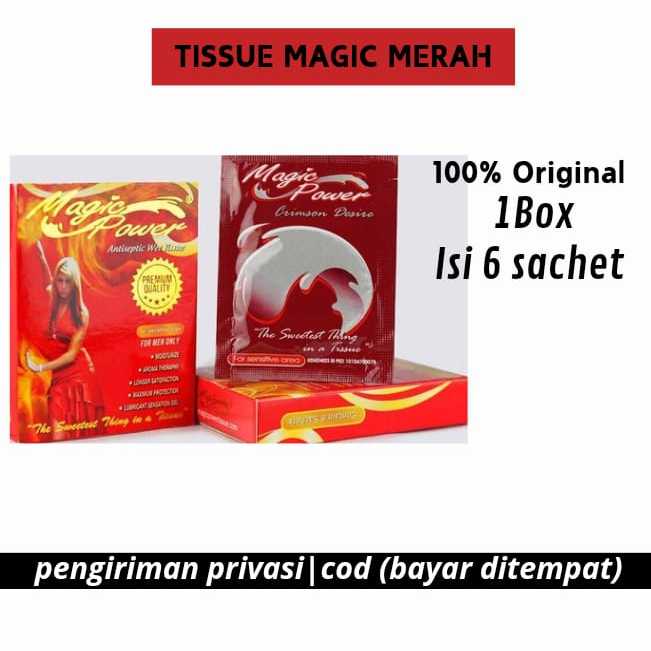 Jual Tissue Magic Merah 1 box 6 sachet | Shopee Indonesia