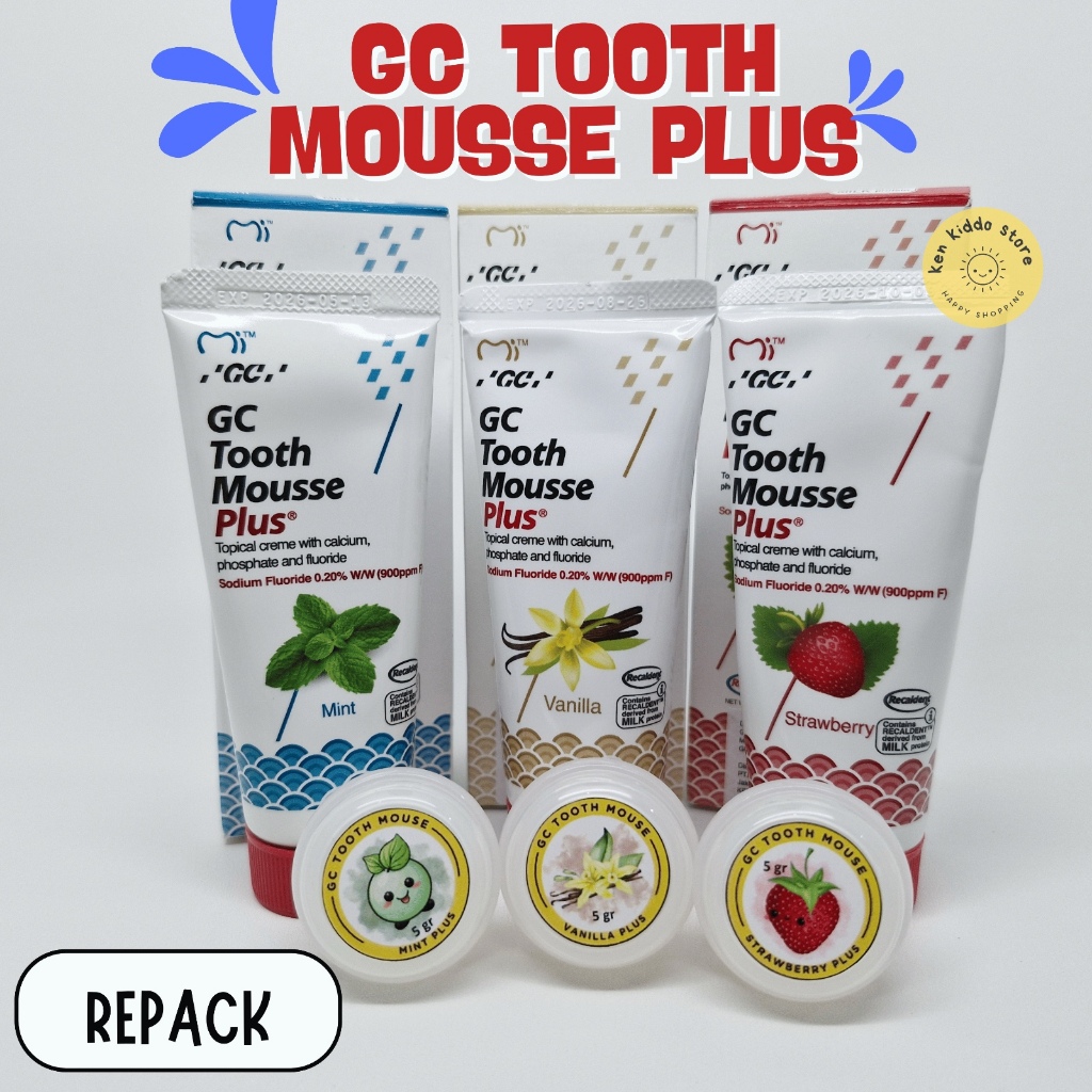 Jual GC TOOTH MOUSSE PLUS ORIGINAL SHARE IN JAR FREE SPATULA | ODOL ...