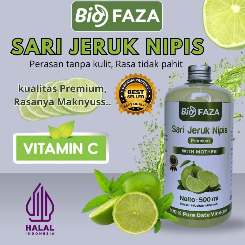 Jual Biofaza Sari Jeruk Nipis | 500 ml | Sari Jeruk Nipis Murni | Diet ...