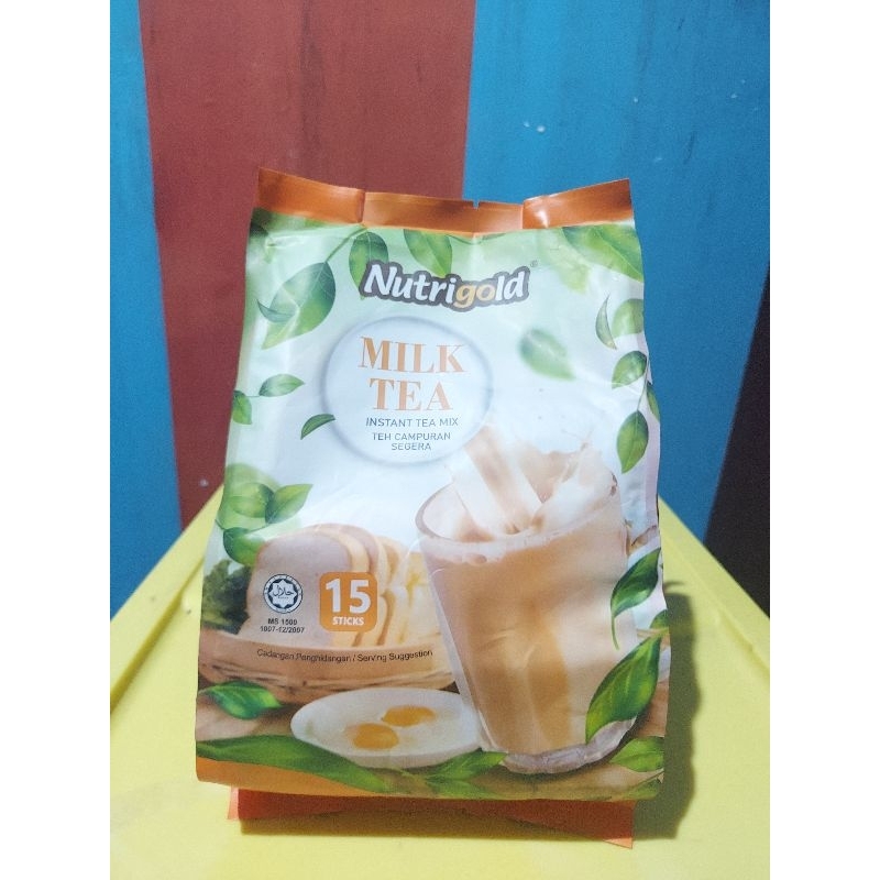 Jual NutriGold Nutri Gold Milk Tea (15 Stick) Nutrigold Instant Milk ...