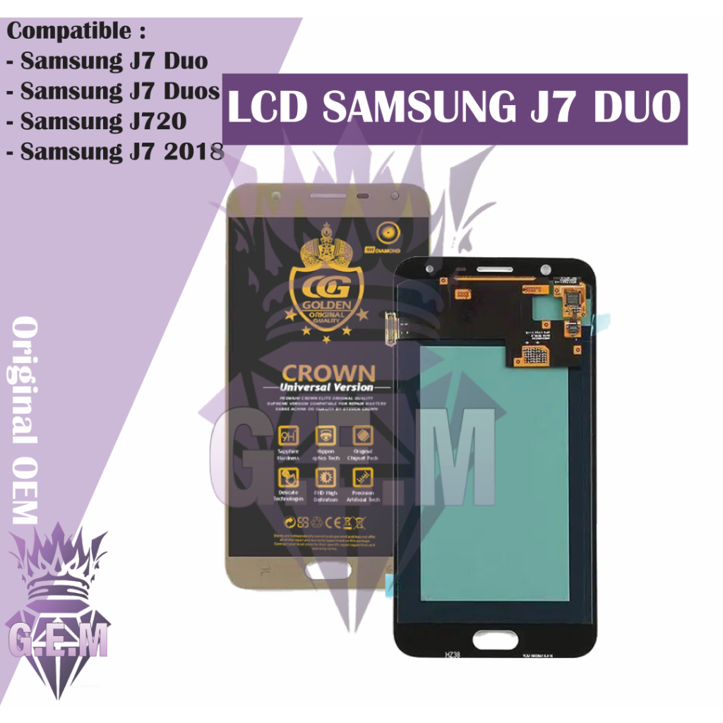 Jual LCD TOUCHSCREEN SAMSUNG J7 DUO 2018 / J720 FULLSET COMPLETE ...