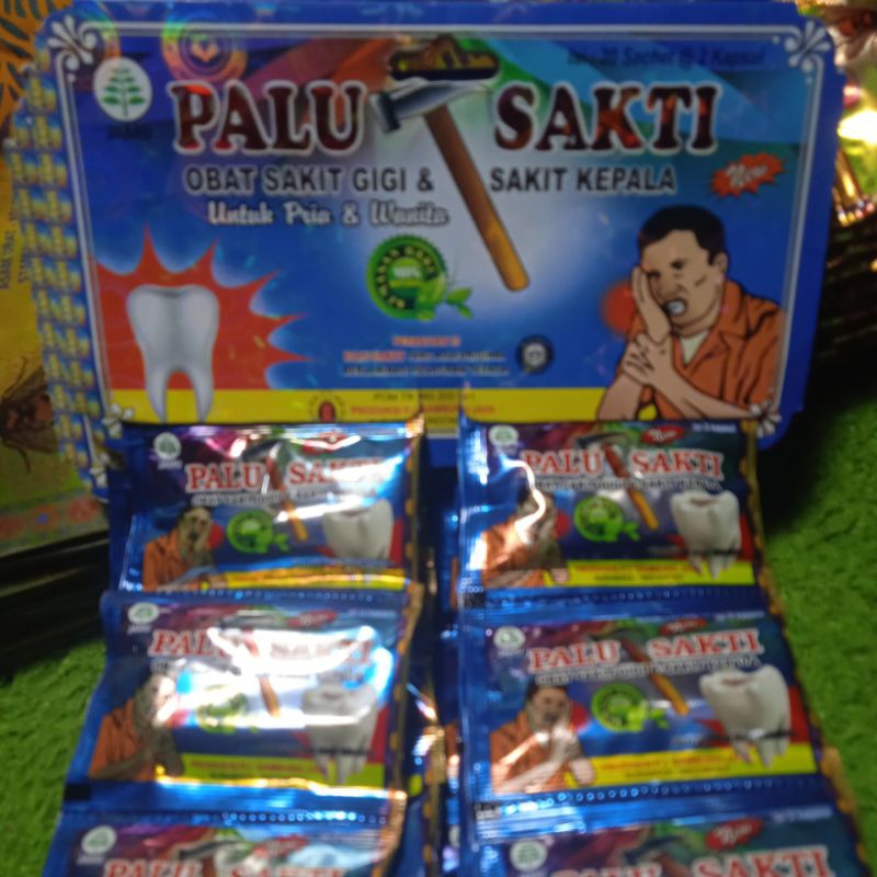 Jual 1 HANGER ISI 20 SACHET PALU SAKIT KAPSUL OBAT SALIT GIGI DAN SALIT ...