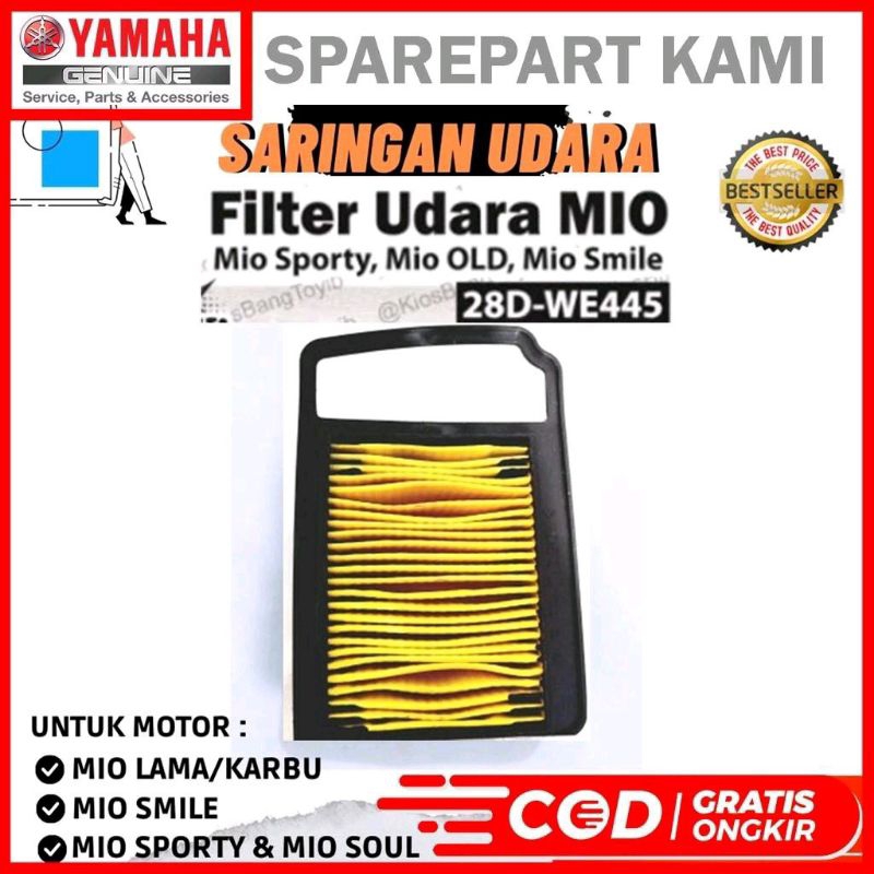 Jual Filter Udara Mio sporty mio new karbu mio lama mio smile 28D ...