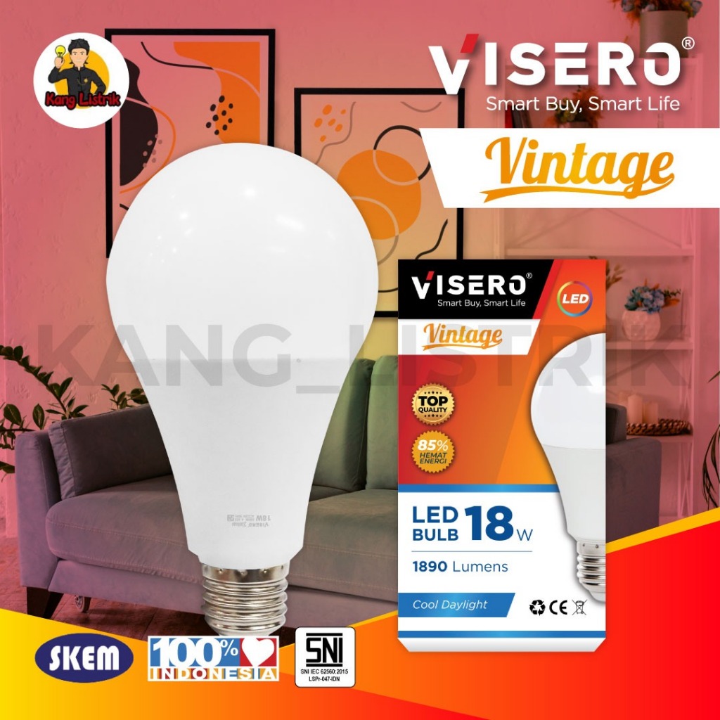 Jual Bohlam Lampu LED VISERO VINTAGE 18W / VINTAGE 18 WATT | Shopee ...