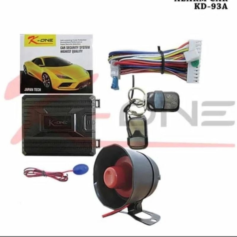 Jual Alarm Mobil Universal K-one model KD-93A | Shopee Indonesia