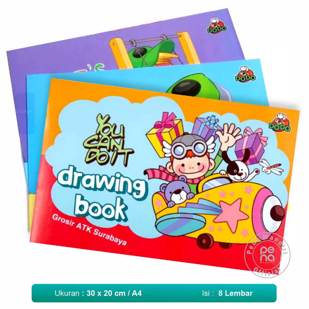 Jual Buku Gambar A4 Dodo Drawing Book A4 Karakter | Shopee Indonesia