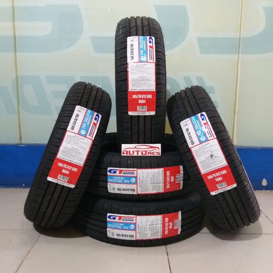 Jual Ban mobil GT radial Champiro Ecotec EV 145/70 R12 Wuling Air EV ...