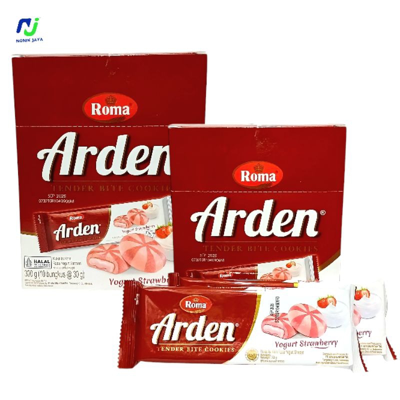 Jual Roma Arden Yogurt Strawberry Box Isi 10 Pcs@30g | Shopee Indonesia