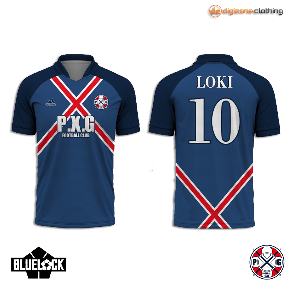 Jual Baju Kaos Jersey Anime Blue Lock PXG Team | Shopee Indonesia