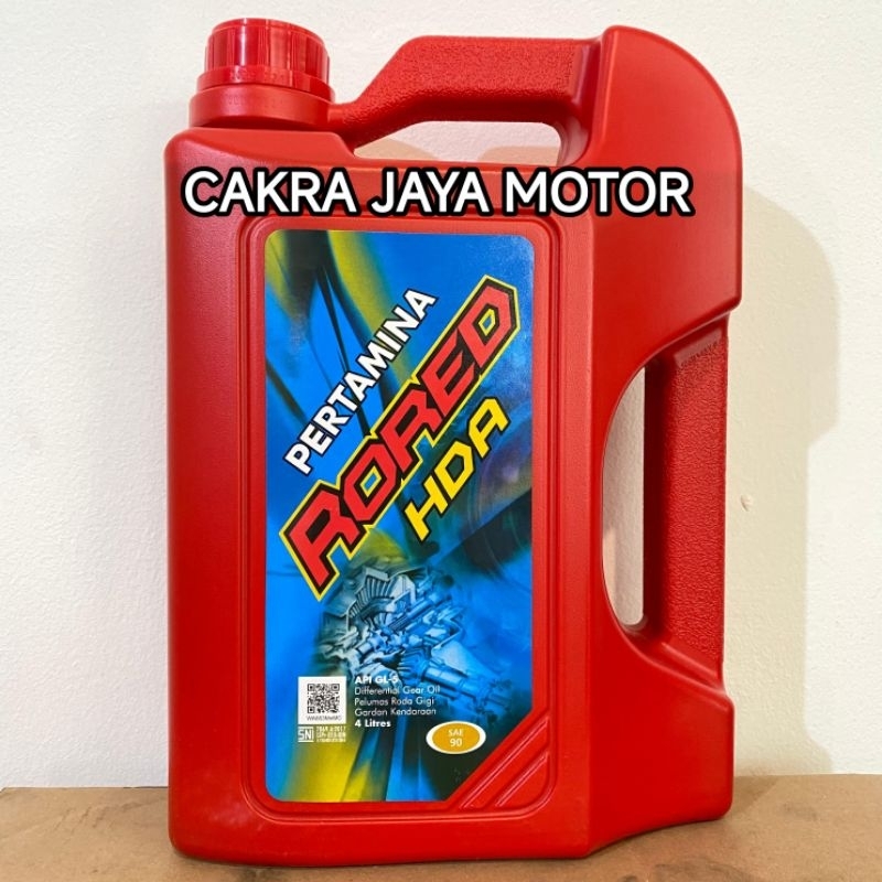 Jual OLI RORED HDA SAE 90 4L OLI GARDAN RODA GIGI | Shopee Indonesia