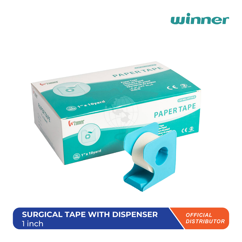 Jual WINNER Surgical Tape With Dispenser Micropore Plester Medis ...