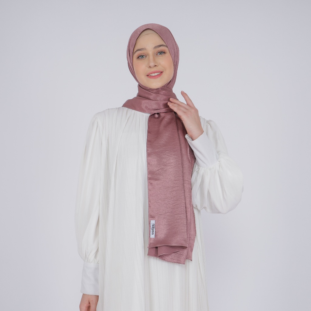 Jual ORIGINAL MALAY PART 1 Pashmina Santoryni textured silk malay ...