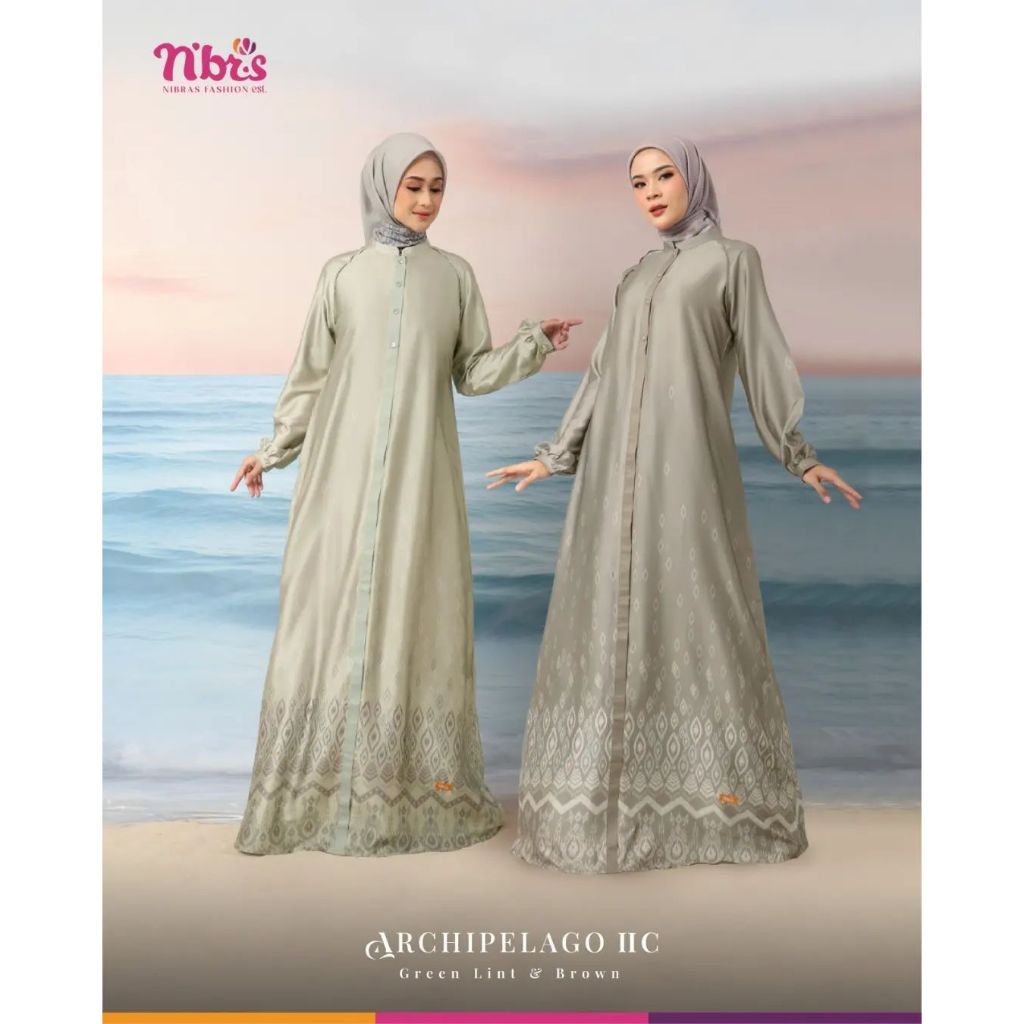 Jual ARCHIPELAGO IIC NIBRAS || Material Sky Silk Print mix Toyobo ...