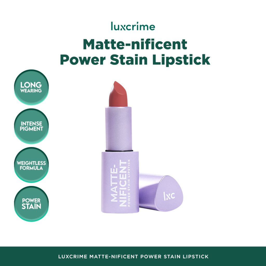 Jual Luxcrime Matte-nificent Power Stain Lipstick | Shopee Indonesia