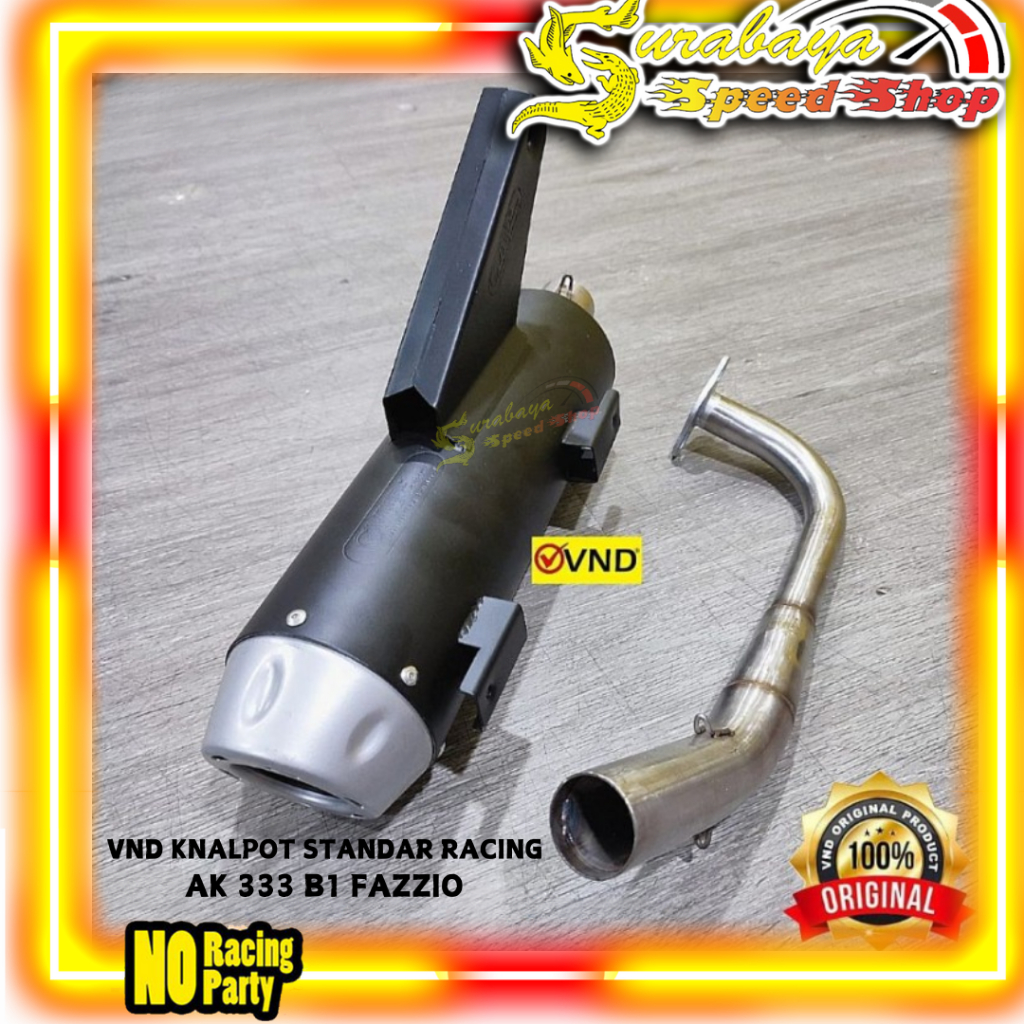 Jual VND Knalpot Standart Racing tipe AK 333 B1 Fazzio Original VND ...