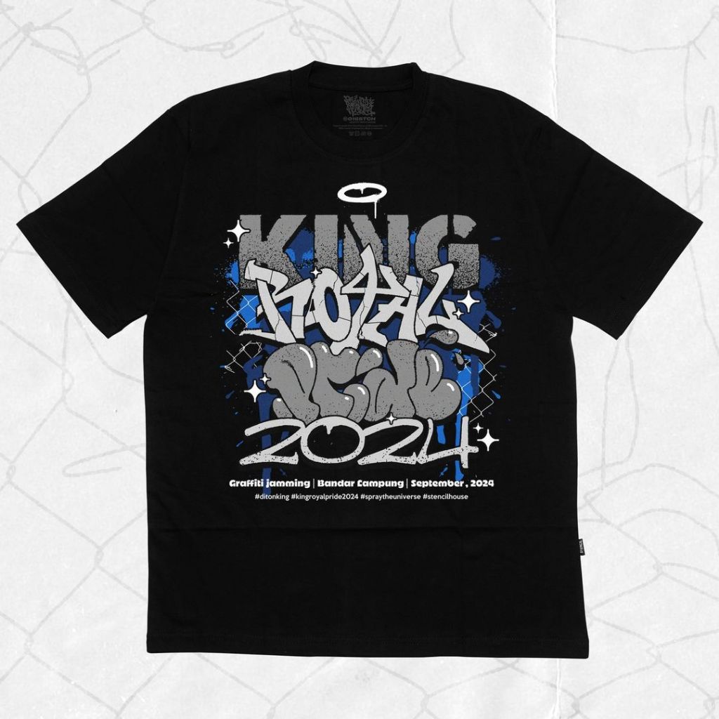 Jual graffiti merchandise stencilhouse KING ROYAL PRIDE 2024 lampung ...