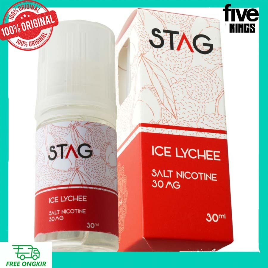 Jual Stag Ice Lychee Salt Nic 30ml | Shopee Indonesia