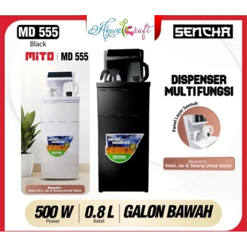 Jual MITO Water Dispenser MD 555 Galon Air Multifungsi MD555 Sencha ...