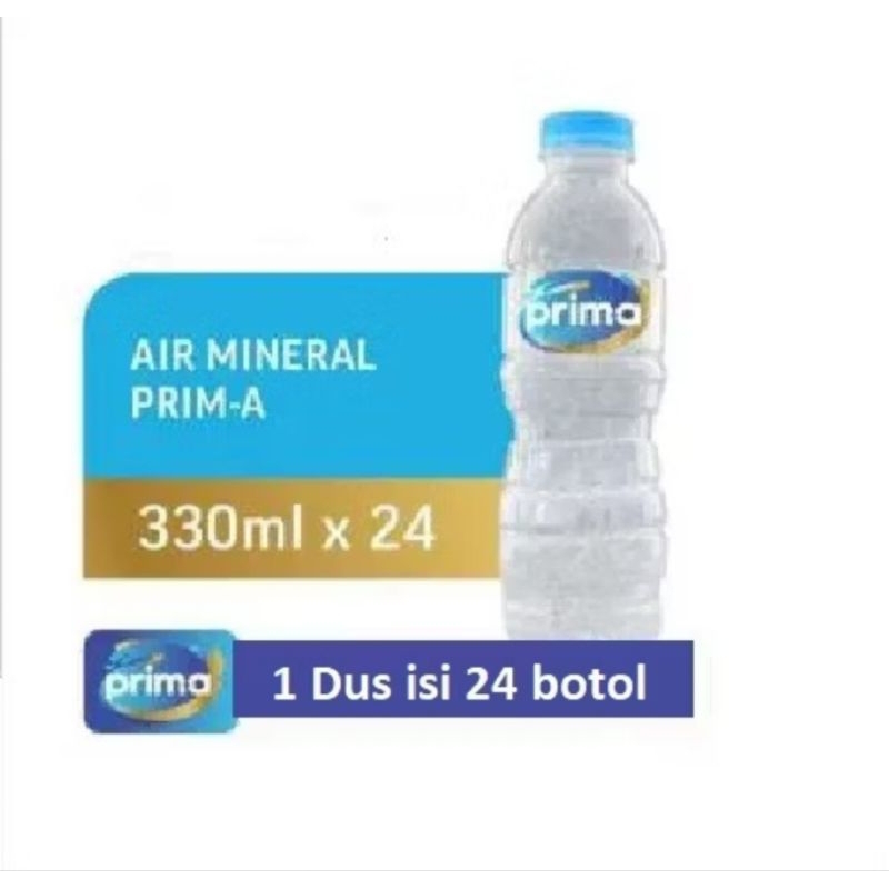 Jual Air Mineral Prima 330 ML x 24 Botol / Dus | Shopee Indonesia