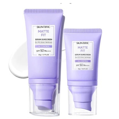 Jual [New Launch] SKINTIFIC - Matte Fit Serum Sunscreen 30g SPF50+ PA ...