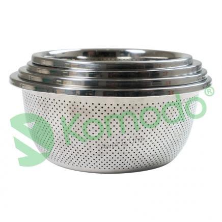 Jual Wakul Nasi / Baskom saringan Stainless Elegant Komodo Ukuran 20/22 ...