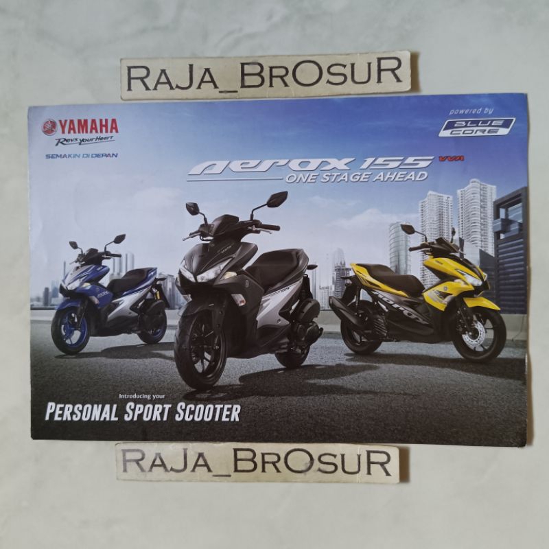 Jual Poster brosur katalog leaflet Yamaha Aerox 155/Aerox155 VVA 2016 ...