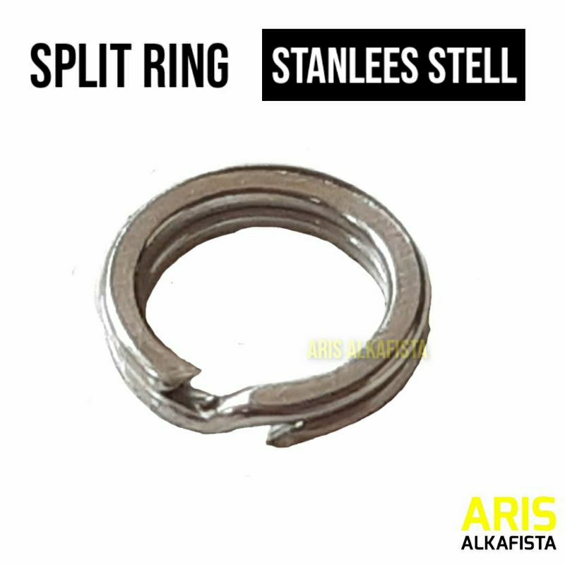 Jual 10 PCS Split Ring Pancing Bahan Stanless Stell PIPIH dan ANTI ...
