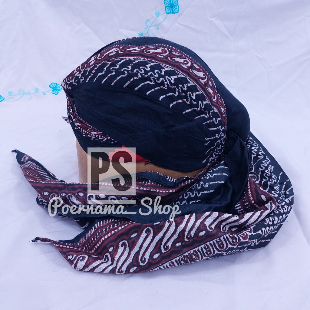 Jual REALPICT BLANGKON JOGJA LIPAT MOTIF PARANG PUTIH DEWASA MODEL ...