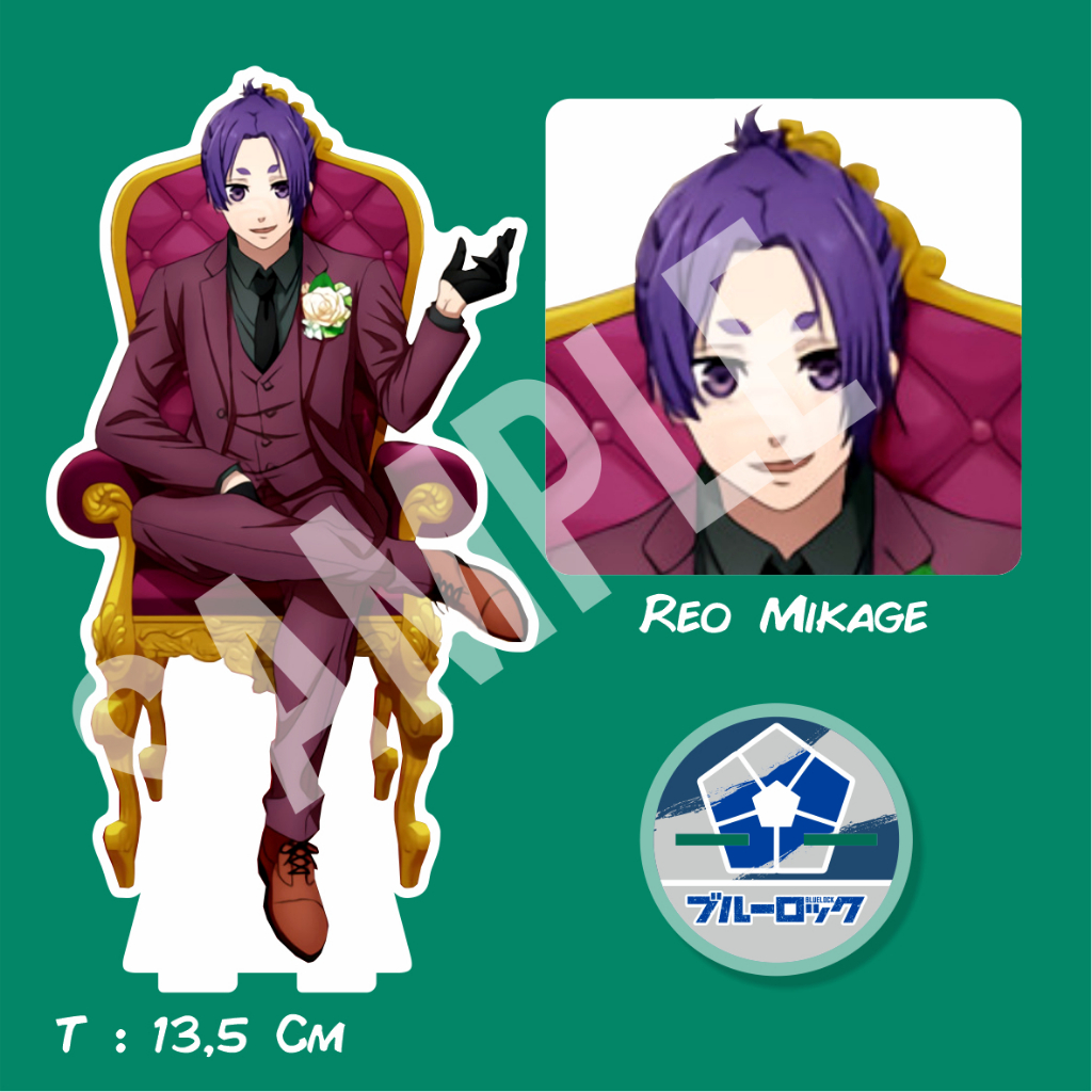 Jual Blue Lock Casual Pack C standee akrilik | seishiro nagi meguru ...