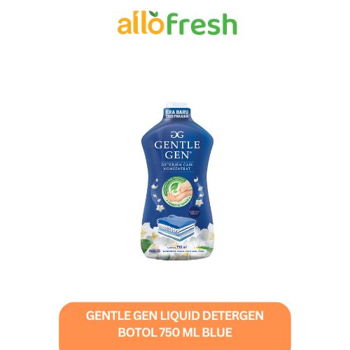 Jual Gentle Gen Liquid Detergen Botol Blue 750 ml | Shopee Indonesia