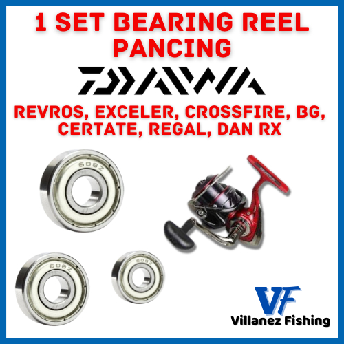Jual BEARING REEL SET DAIWA REVROS, EXCELER, CROSSFIRE, BG, CERTATE ...