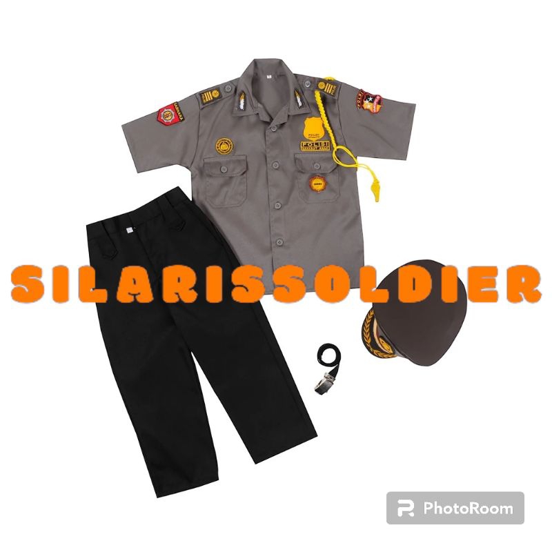 Jual BAJU STELAN SERAGAM SABHARA ANAK POLISI ANAK TNI ANAK COWOK CEWEK ...