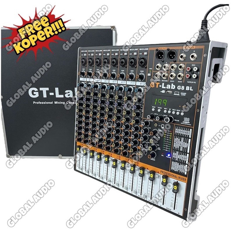 Jual Mixer GT LAB G8BL 8 Channel rdw Original Free Koper gt lab8 g8bl ...