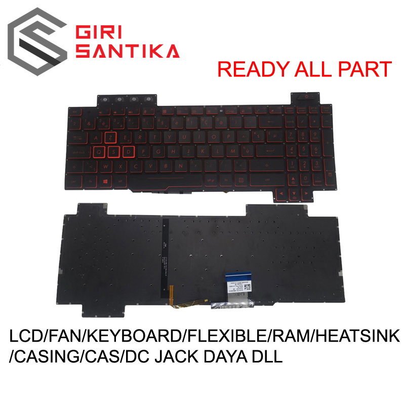 Jual Keyboard Asus TUF Gaming FX705 FX504 FX505 FX86 FX95 FX95G Backlit ...