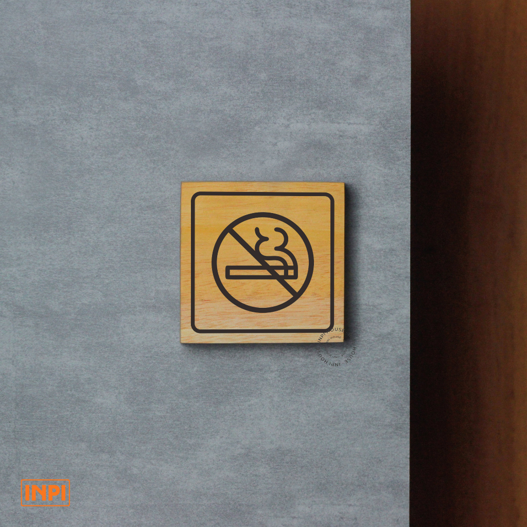 Jual papan tanda no smoking - no smoking area - wall sign - dilarang ...