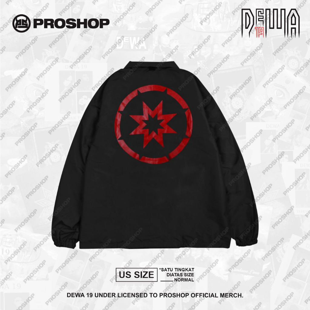 Jual Proshop | Dewa 30th Dewa Box Set Coach Jacket Dewa19 | Hitam ...