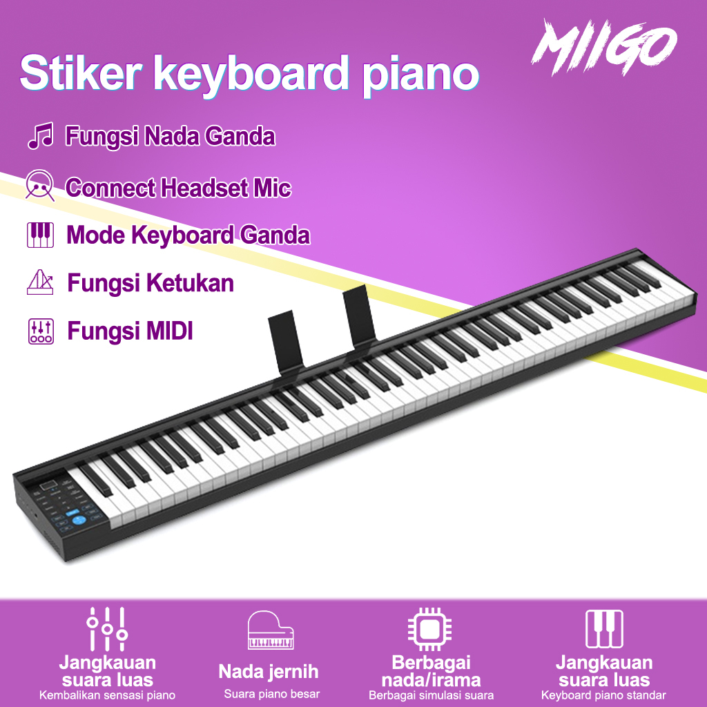 Jual MIIGO Piano Elektronik Multifungsi, Piano 88-Key, Piano Elektronik ...