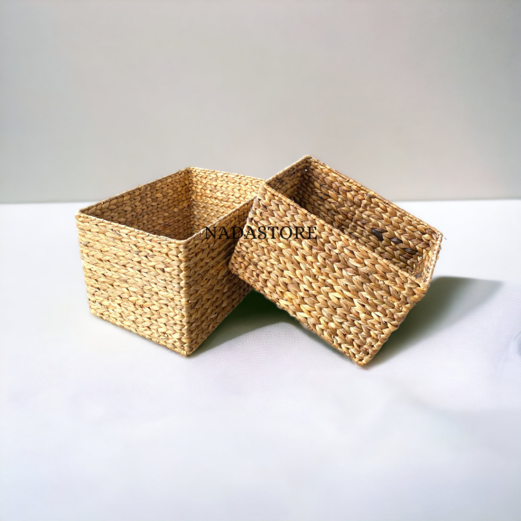 Jual STORAGE BOX / KOTAK PENYIMPANAN SERBAGUNA ANYAMAN ENCENG GONDOK ...