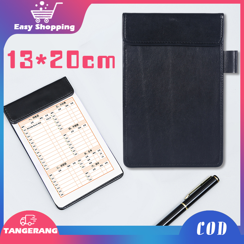 Jual 13*20cm Cover Bill Resto Bill Holder Panel Magnetis Clipboard ...