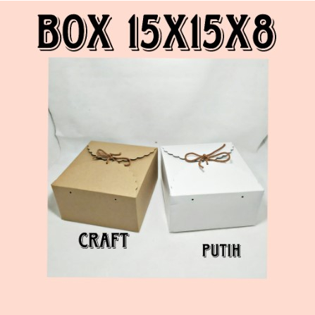 Jual paper box souvenir putih 15x15x8 kemasan mangkok twotone | Shopee ...