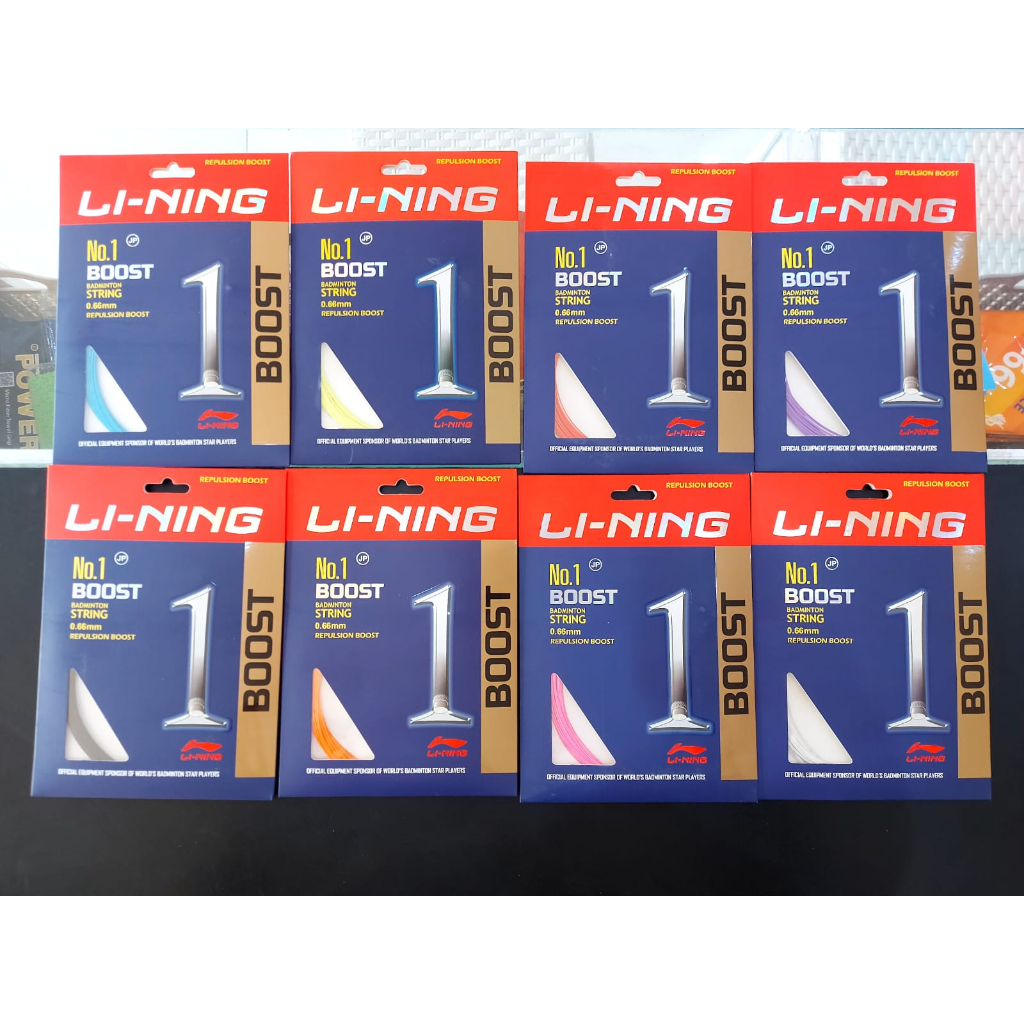 Jual SENAR LINING NO 1 BOOST BADMINTON | Shopee Indonesia