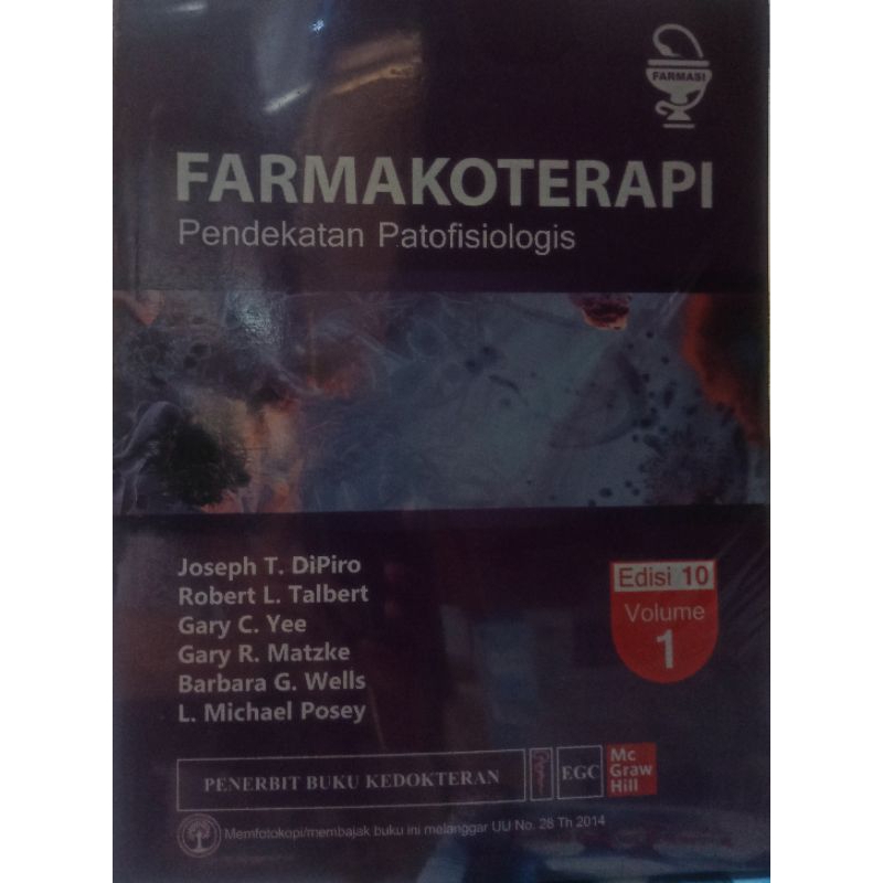 Jual FARMAKOTERAPI DiPiro E/10 Vol.1 | Shopee Indonesia